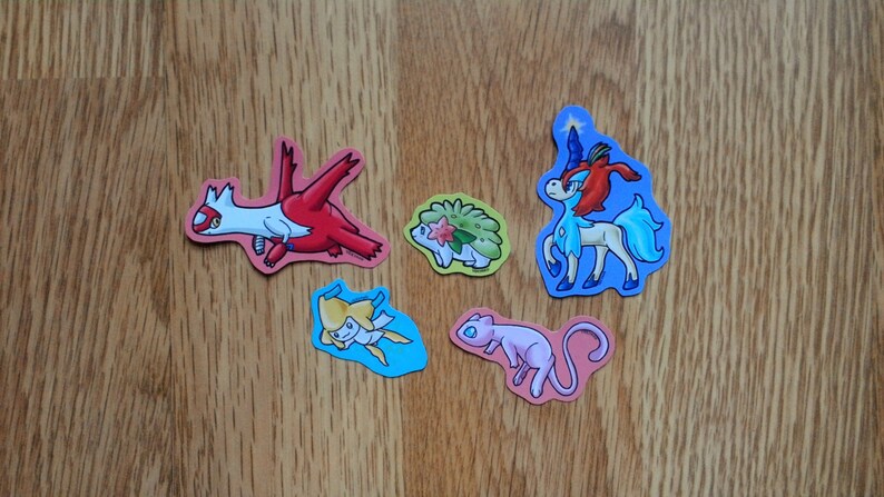 Legendary Pokémon Stickers - Etsy