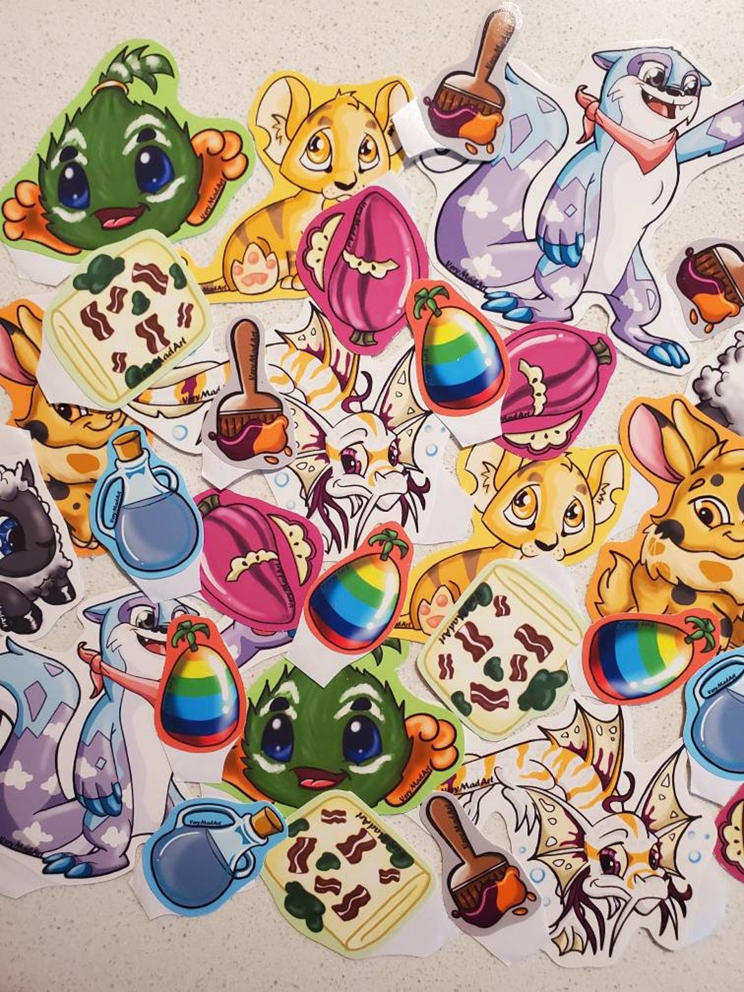 Neopets Stickers (11 in a Set) - Etsy