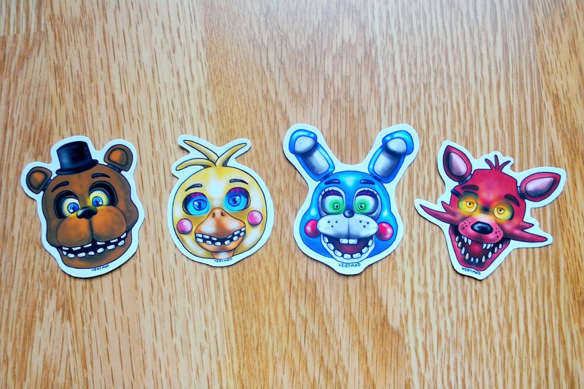 Five Night's at Freddy's FNAF Stickers - Etsy