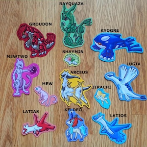 Legendary Pokémon Stickers - Etsy