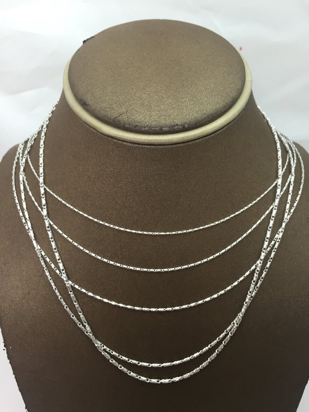 14K Solid White/black Gold Razo Chain (available in Multiple Colors ...