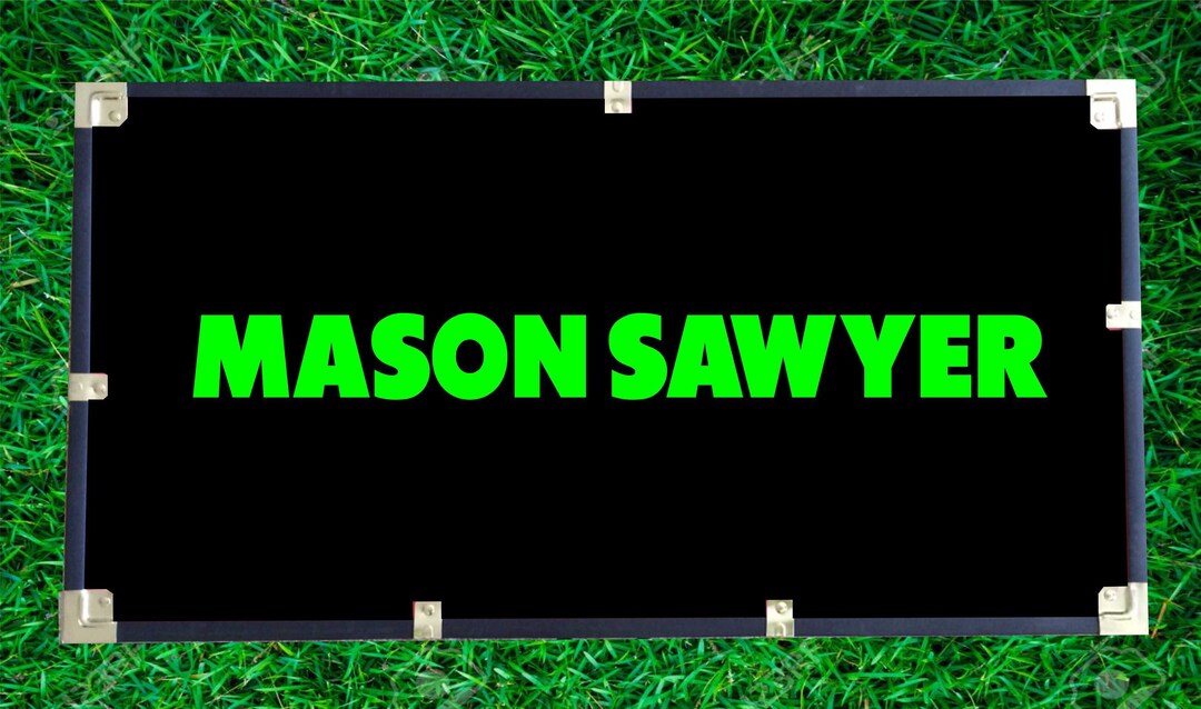 Custom Camp Trunk. Summer Camp Gear. Footlocker. Camp Monogram Decal ...