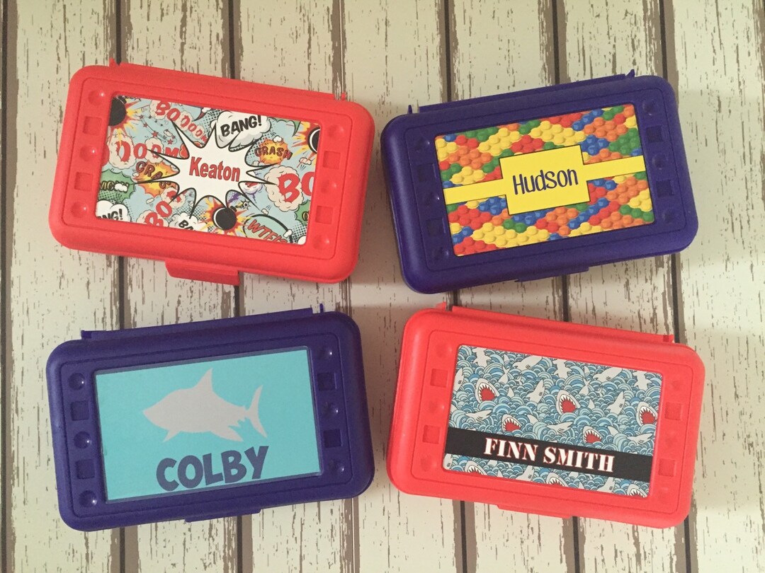 Personalized Supply Boxes for Boys Back to School - Etsy