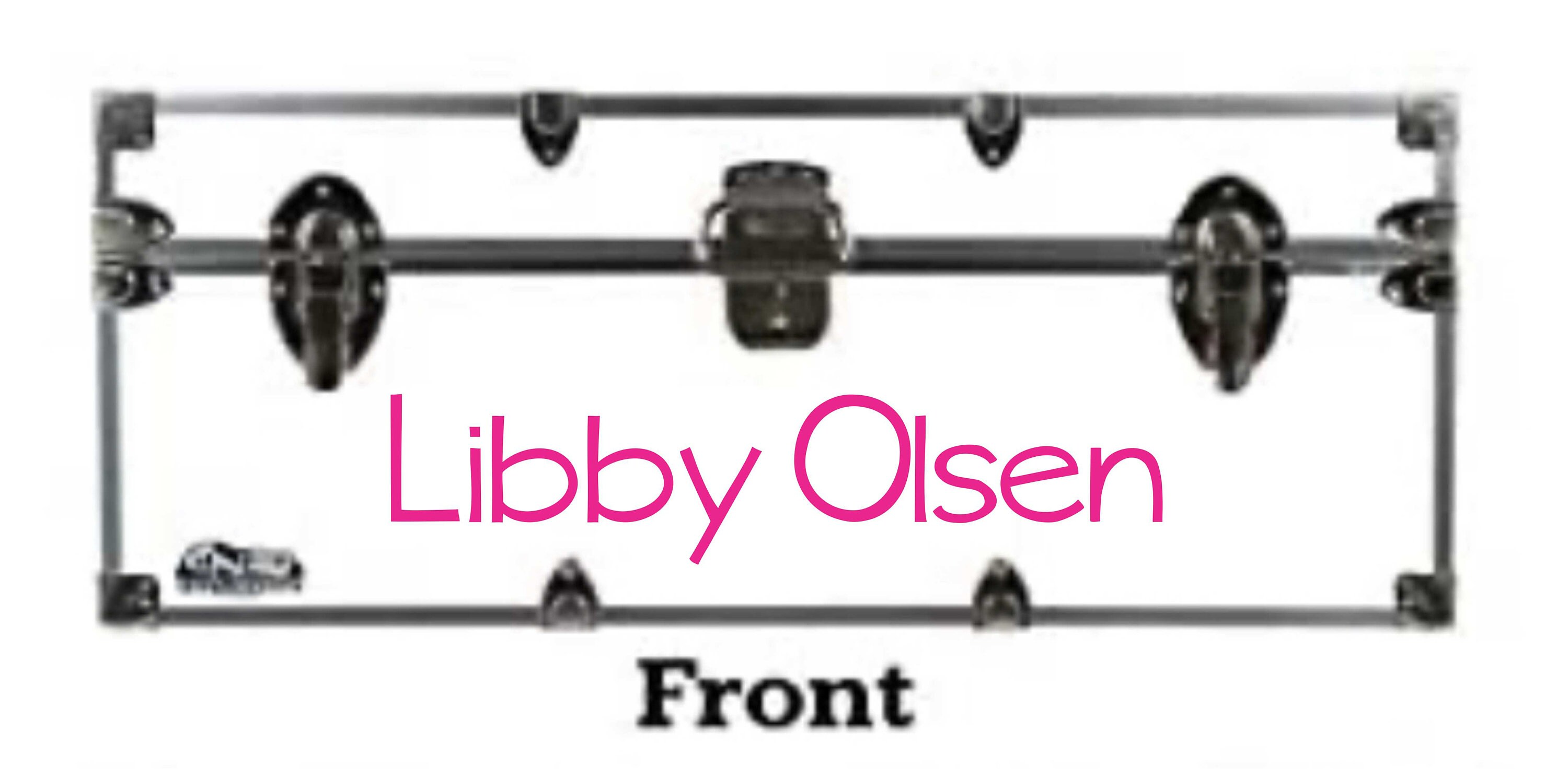 Custom Camp Trunk Sticker. Girl Footlocker. Summer Camp Trunk - Etsy