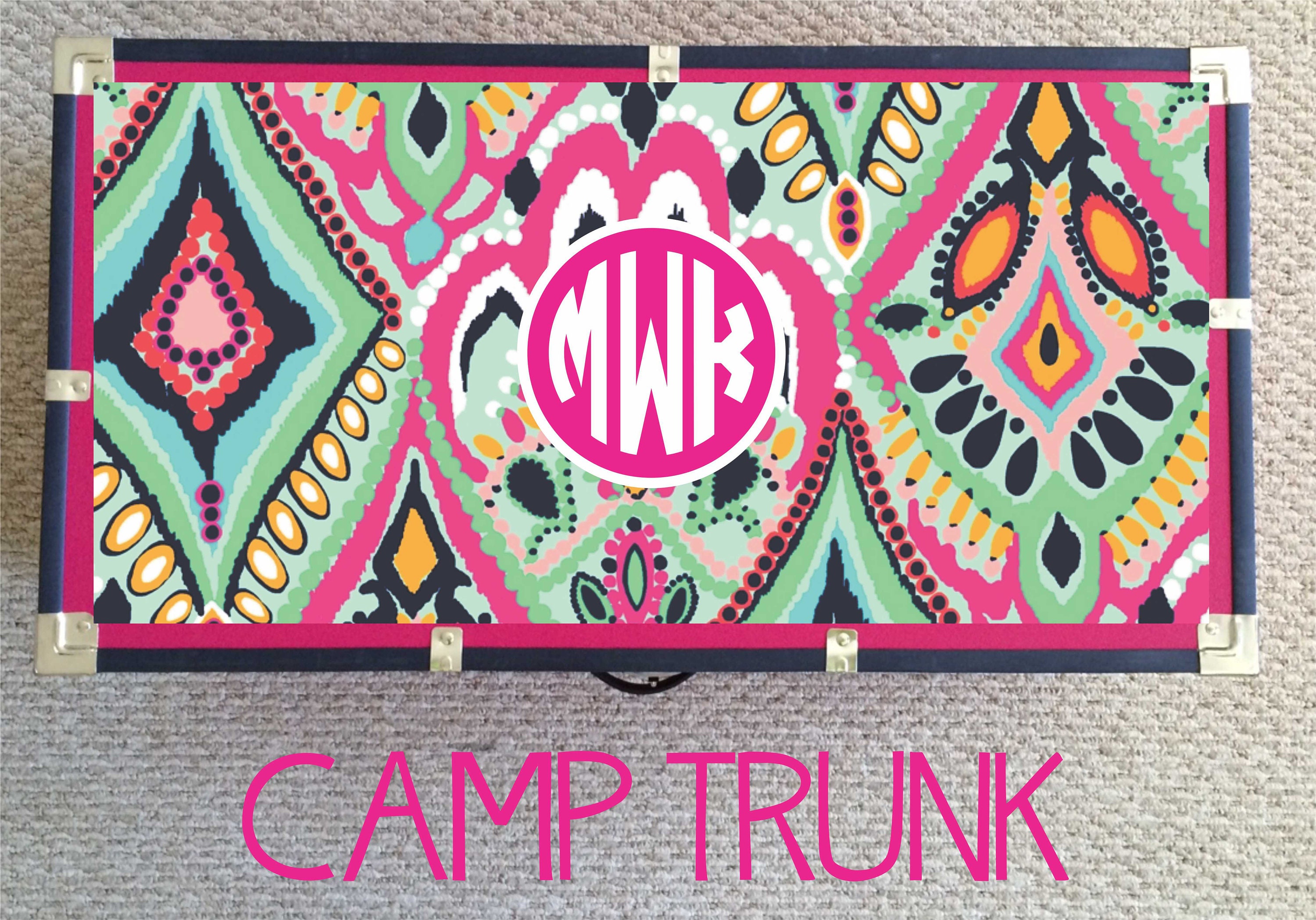 Custom Camp Trunk Top. Paisley. Summer Camp. Footlocker. Summer Camp ...