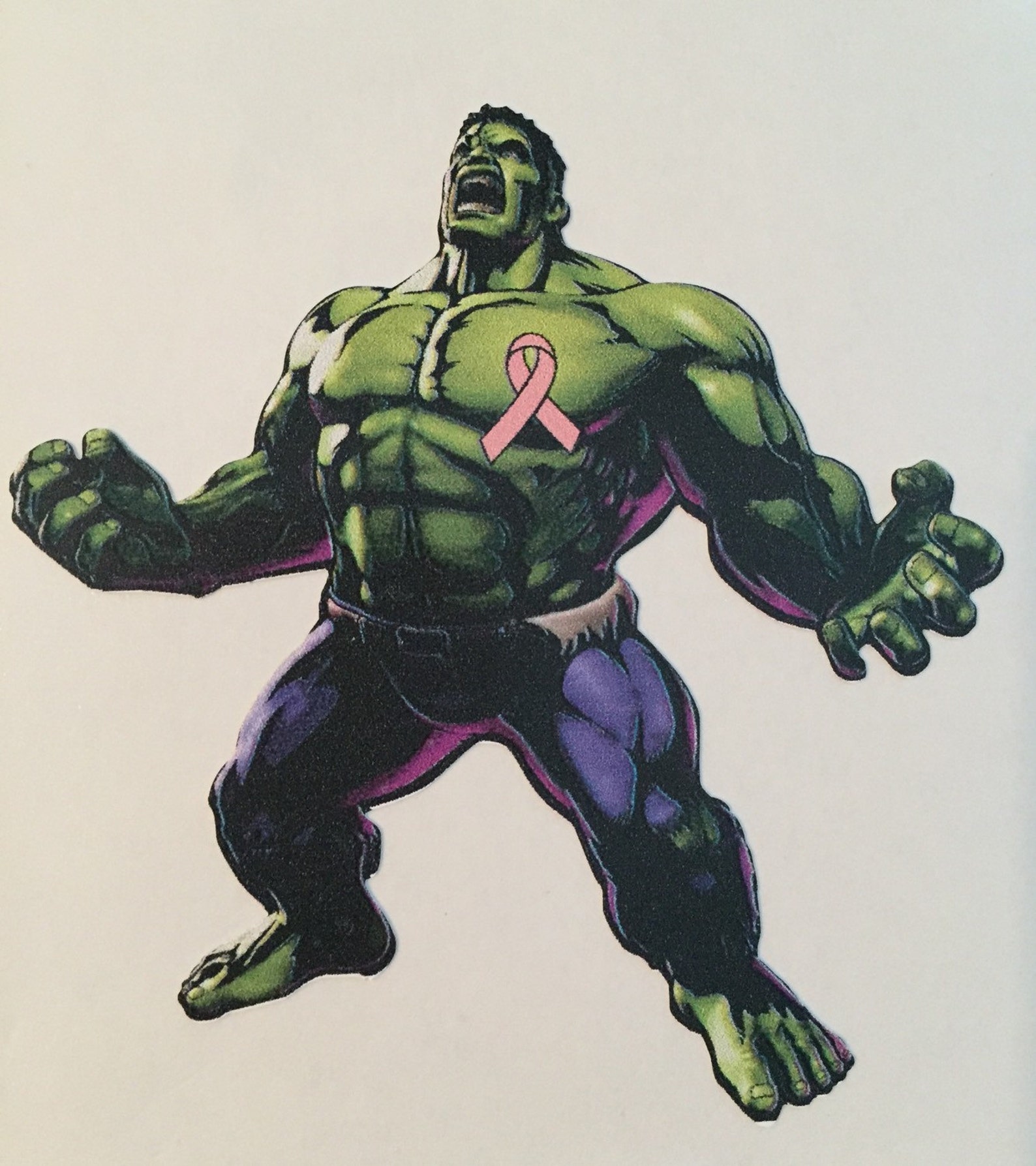 Hulk Smash Breast Cancer Decal Yeti Tumbler - Etsy