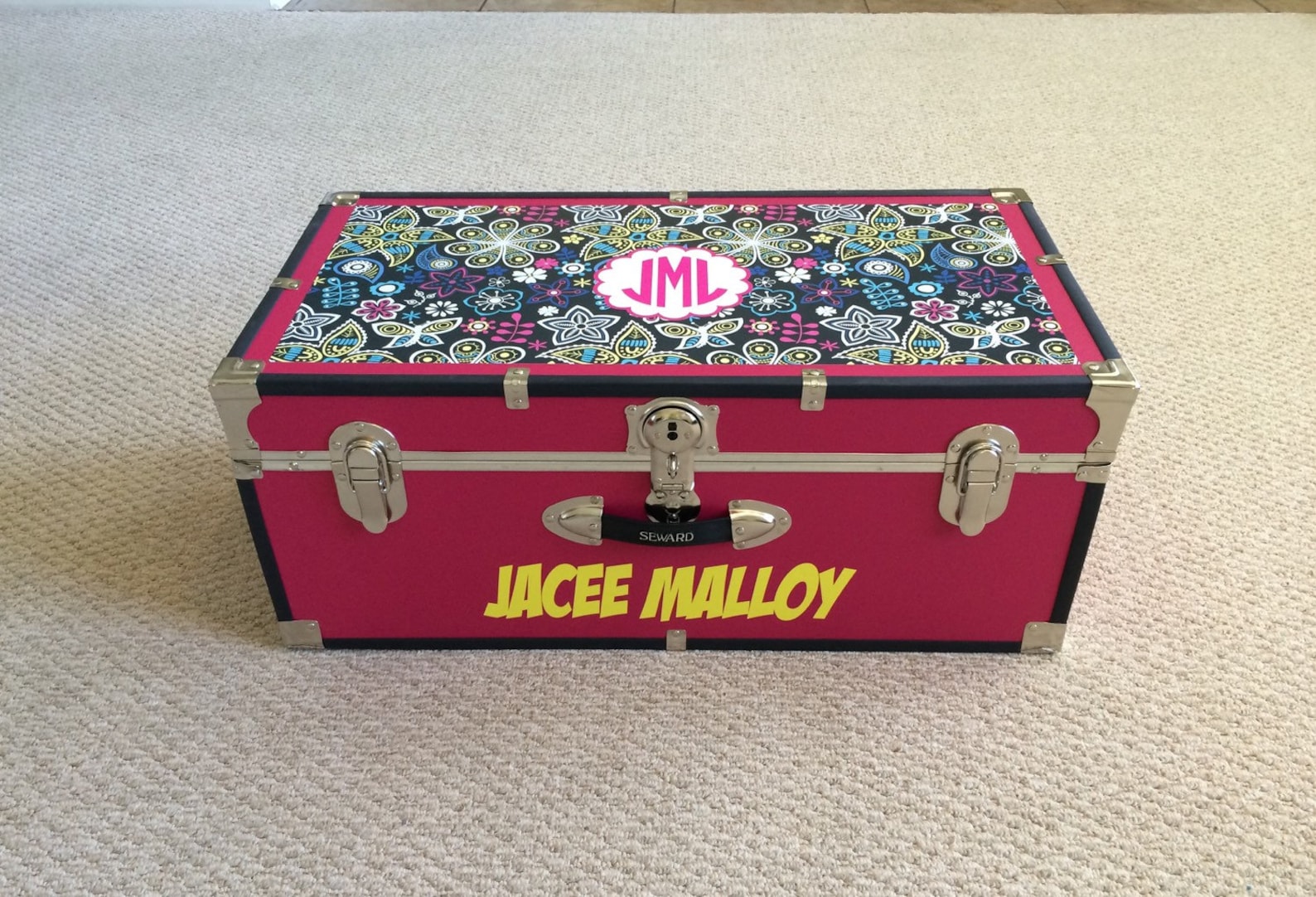 Chic Girls Custom Camp Trunk Design. Personalized Camp Trunk. - Etsy