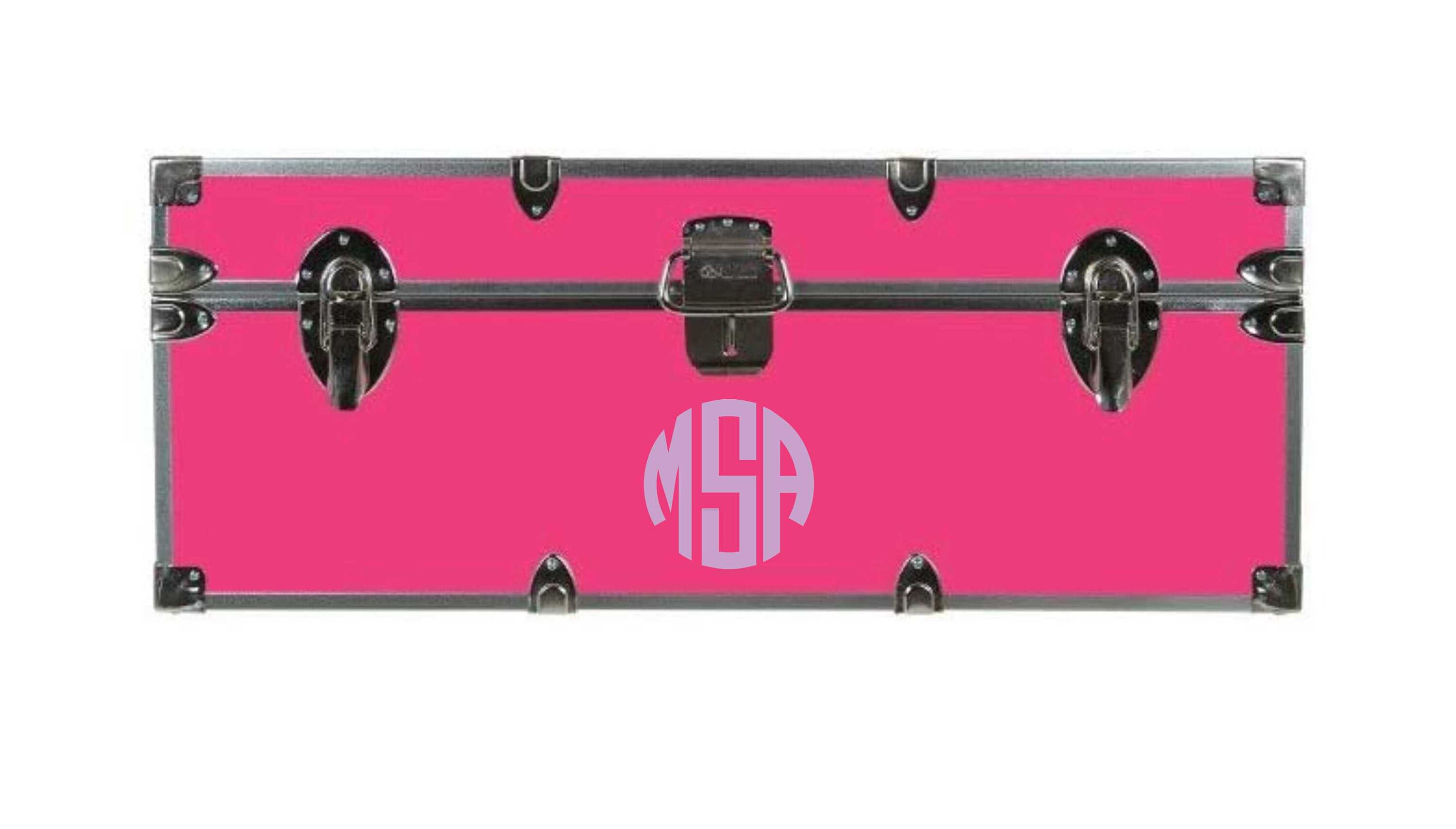 Custom Camp Trunk Vinyl Monogram Decal. Summer Camp Gear. Footlocker ...