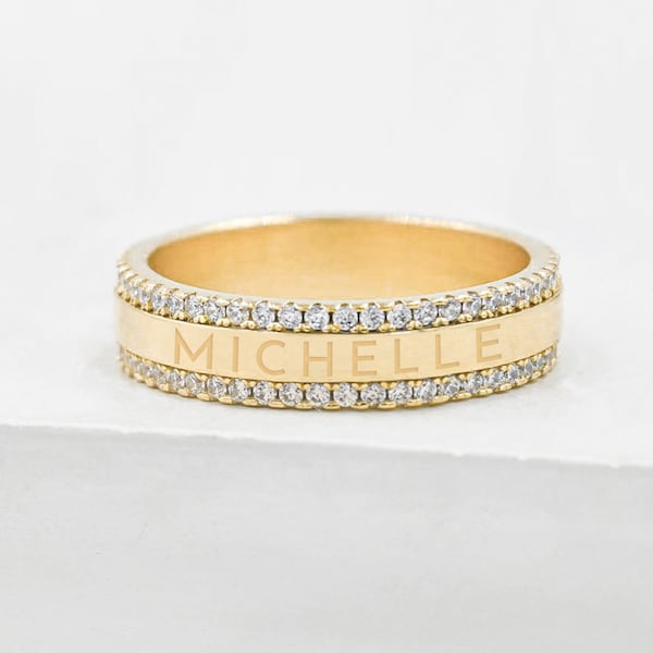 Engraved Ring - Etsy