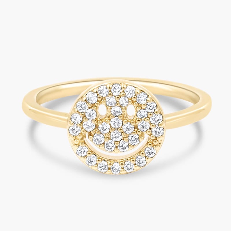 Smiley Ring - Etsy