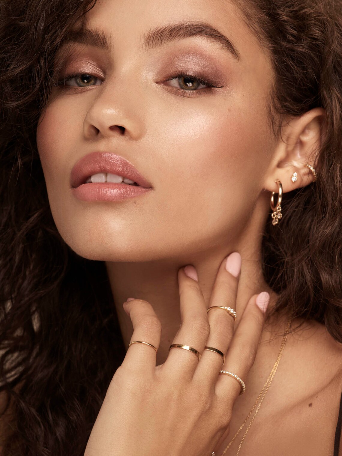 No Piercing Ear Cuff Gold Ear Cuff Round Bezel Ear Cuff - Etsy