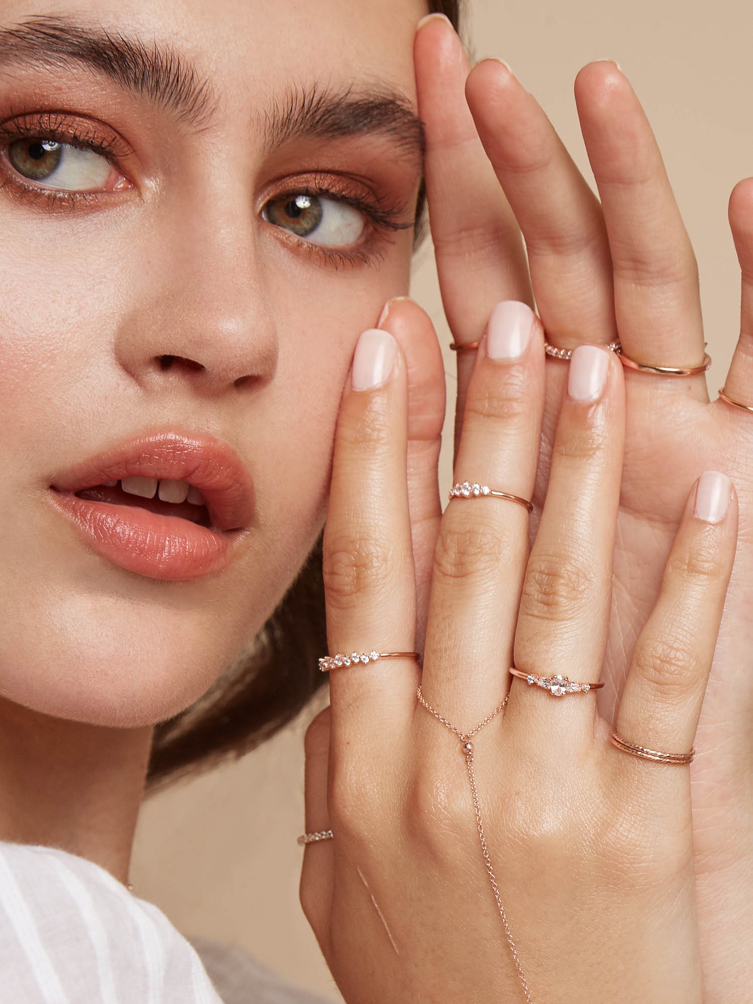 Vintage Inspired Ring Rose Gold Small Stacking Ring | Etsy