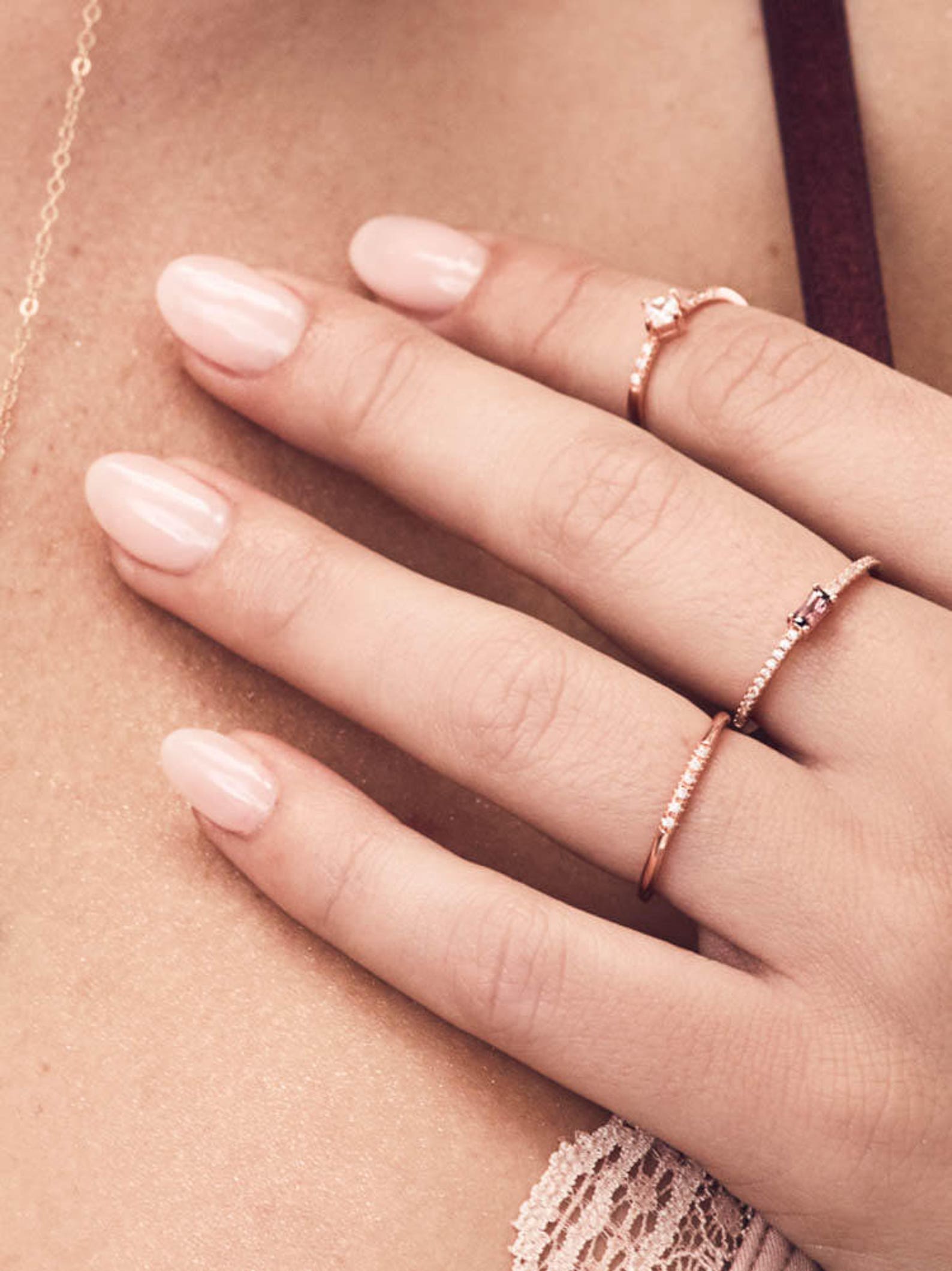 Feminine Dainty Prong Princess Cut Eternity Stacking Ring - Etsy