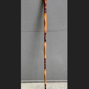 Antique Twisted Burley Branch Root Wood Swagger Walking Stick Straight ...