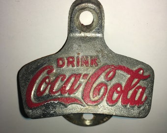 Antique Coca Cola Bottle Opener, the Starr X, No 23 Brown Mfg, Cast ...