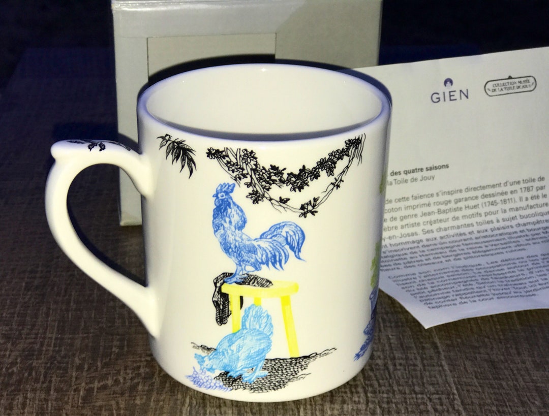 Vintage Antique Original Box & Paperwork GIEN FRANCE 1821 Delices De ...