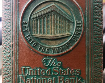 Antique Book Bank | Etsy