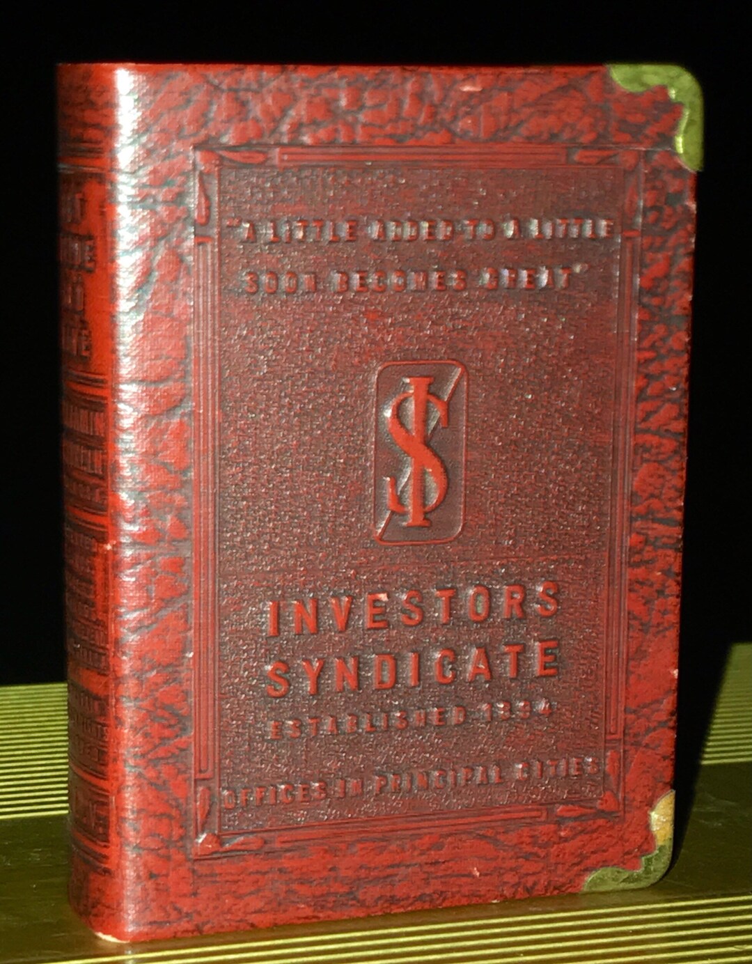 Vintage 1920s Antique Zell Benjamin Franklin INVESTORS SYNDICATE ...