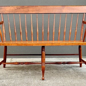 Mid Century Vintage Nichols & Stone Solid Maple Hardwood Bench - Etsy