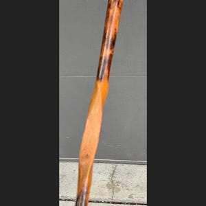 Antique Twisted Burley Branch Root Wood Swagger Walking Stick Straight ...