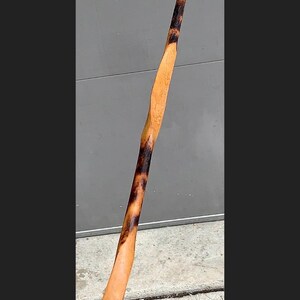Antique Twisted Burley Branch Root Wood Swagger Walking Stick Straight ...
