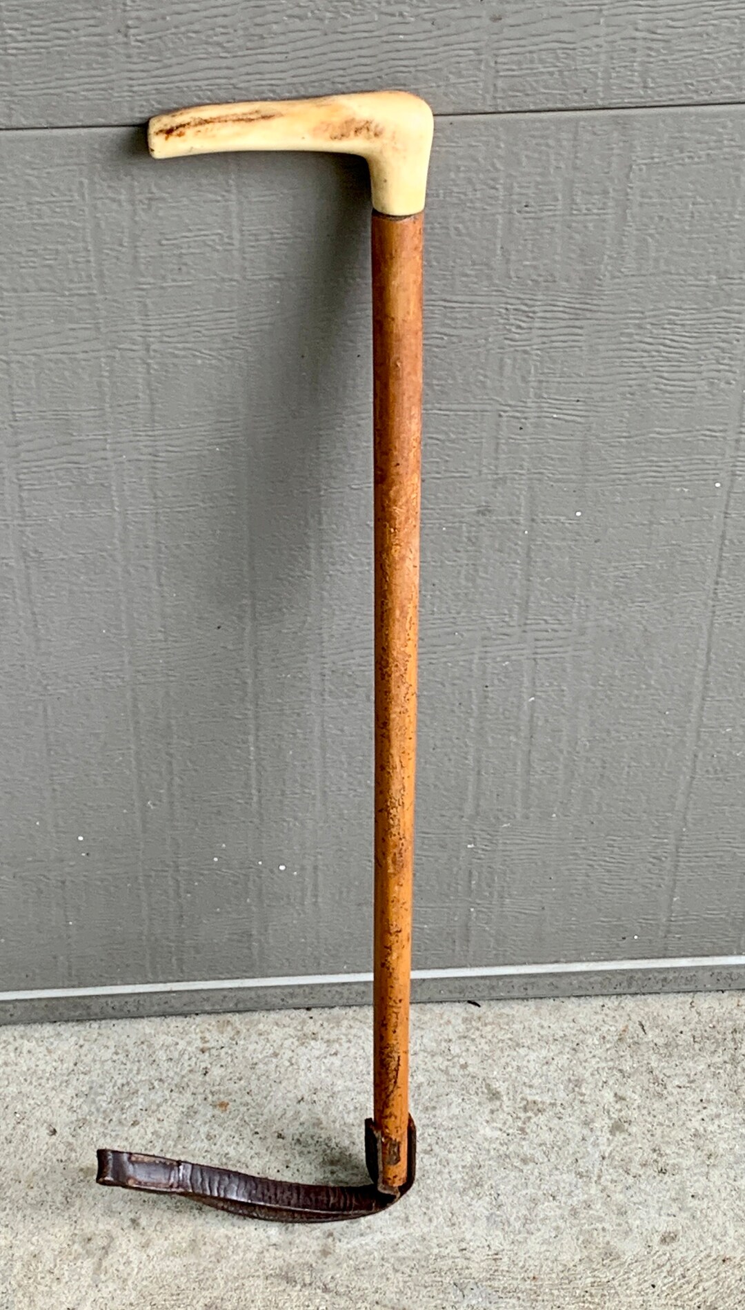 19th/20th Century Vintage Victorian Era Antique Wooden Shaft Natural ...