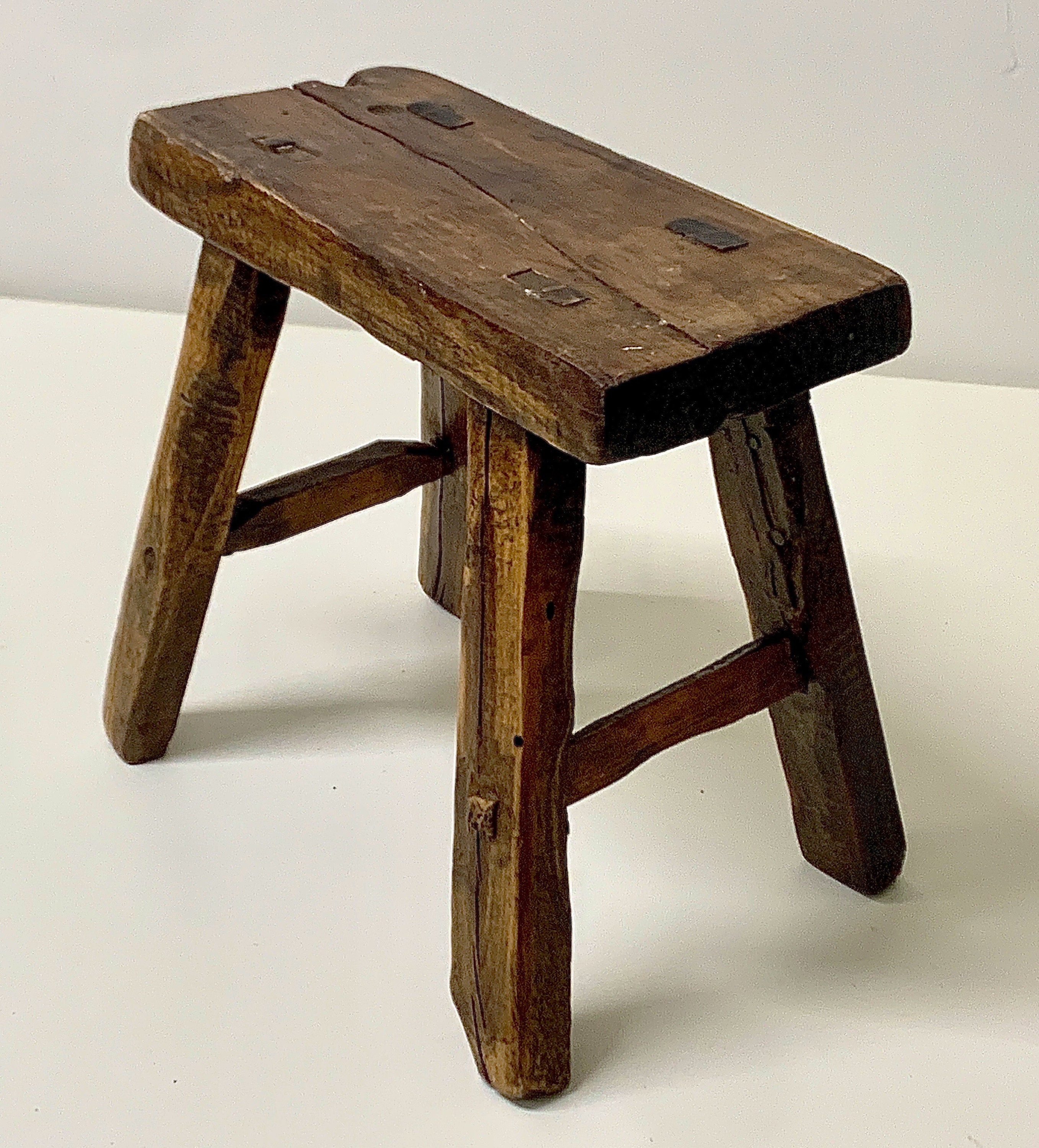 Vintage Primitive 19th Century Rustic Antique Hand Made Solid Hardwood ...