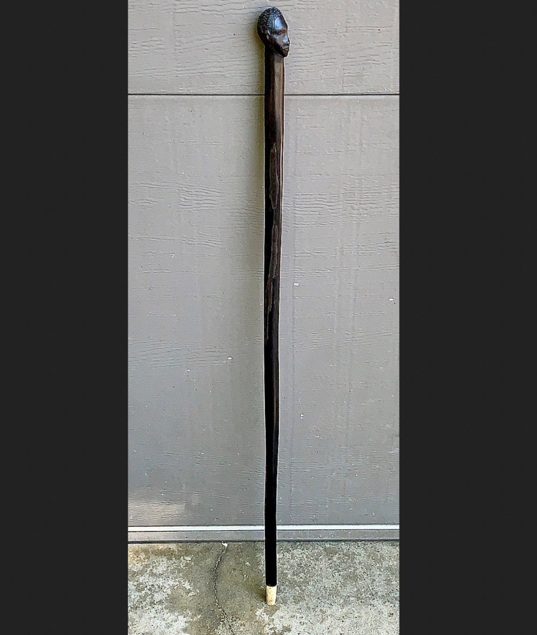 19th Century Vintage Solid Two Tone Lignum Vitae Tree of Life Tribal ...