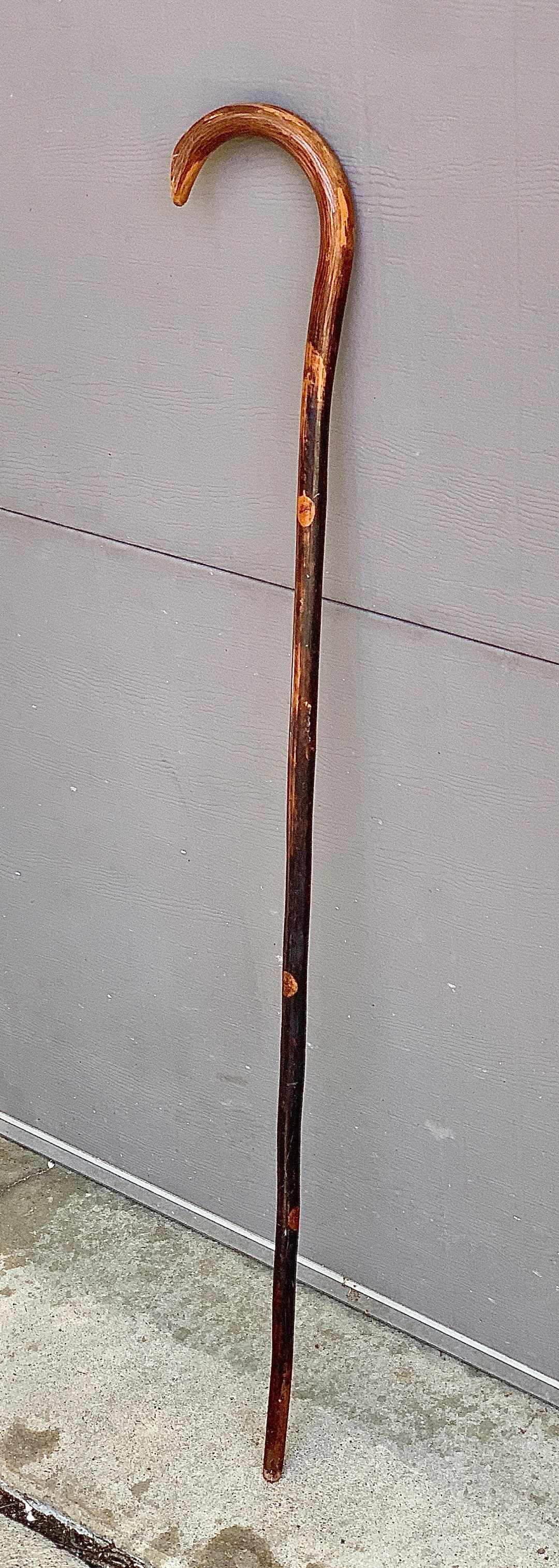 Antique Rustic Primitive Artisan Hand Crafted Tree Branch Wooden Cane ...