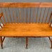 Mid Century Vintage Nichols & Stone Solid Maple Hardwood Bench - Etsy