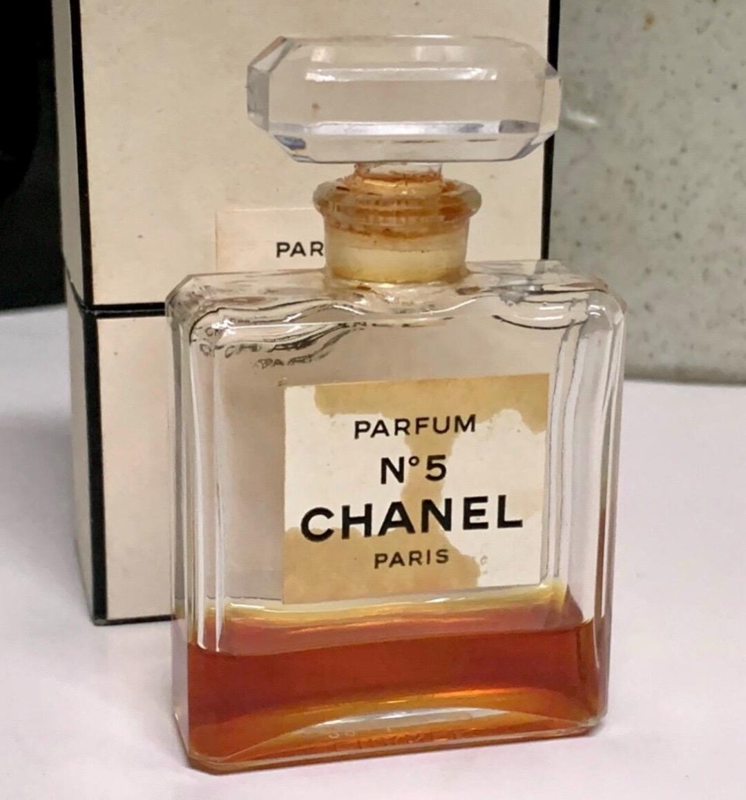 Mid Century Vintage Chanel No 5 Pure Perfume Extrait 28 Ml Partial ...