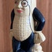Antique Vintage Hand-crafted Solid Wooden mr. Peanut Statue Wearing ...