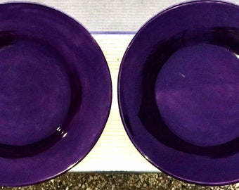 Purple Dinner Plates Set - Etsy