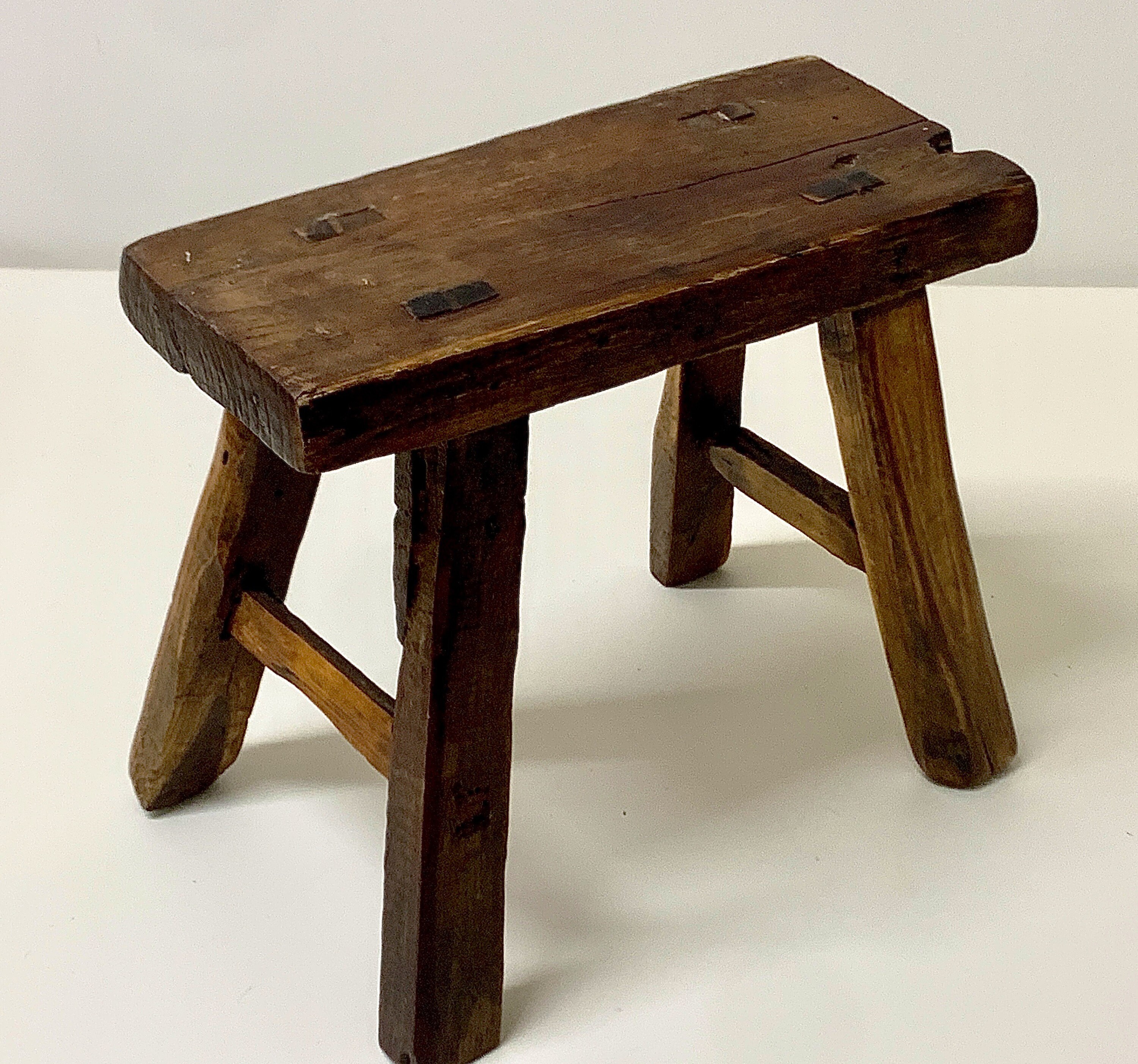 Vintage Primitive 19th Century Rustic Antique Hand Made Solid Hardwood ...