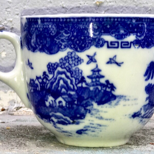 Flow Blue Tea Cup - Etsy