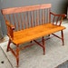 Mid Century Vintage Nichols & Stone Solid Maple Hardwood Bench - Etsy