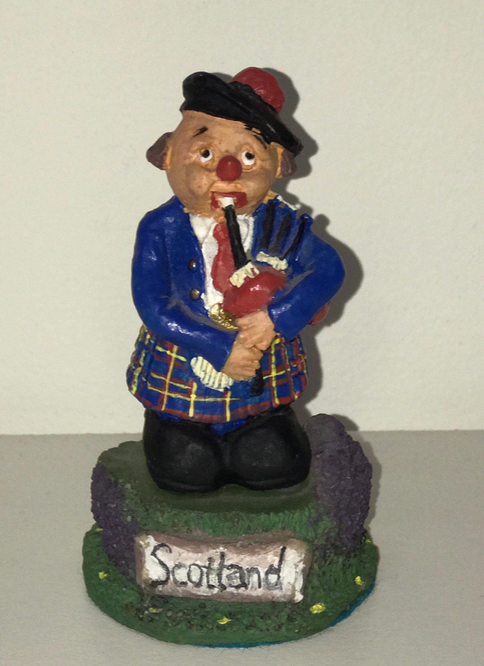 Vintage Scottish Antique SCOTLAND Souvenir 3 Felt Lined Poly Resin ...