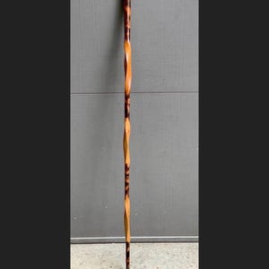 Antique Twisted Burley Branch Root Wood Swagger Walking Stick Straight ...
