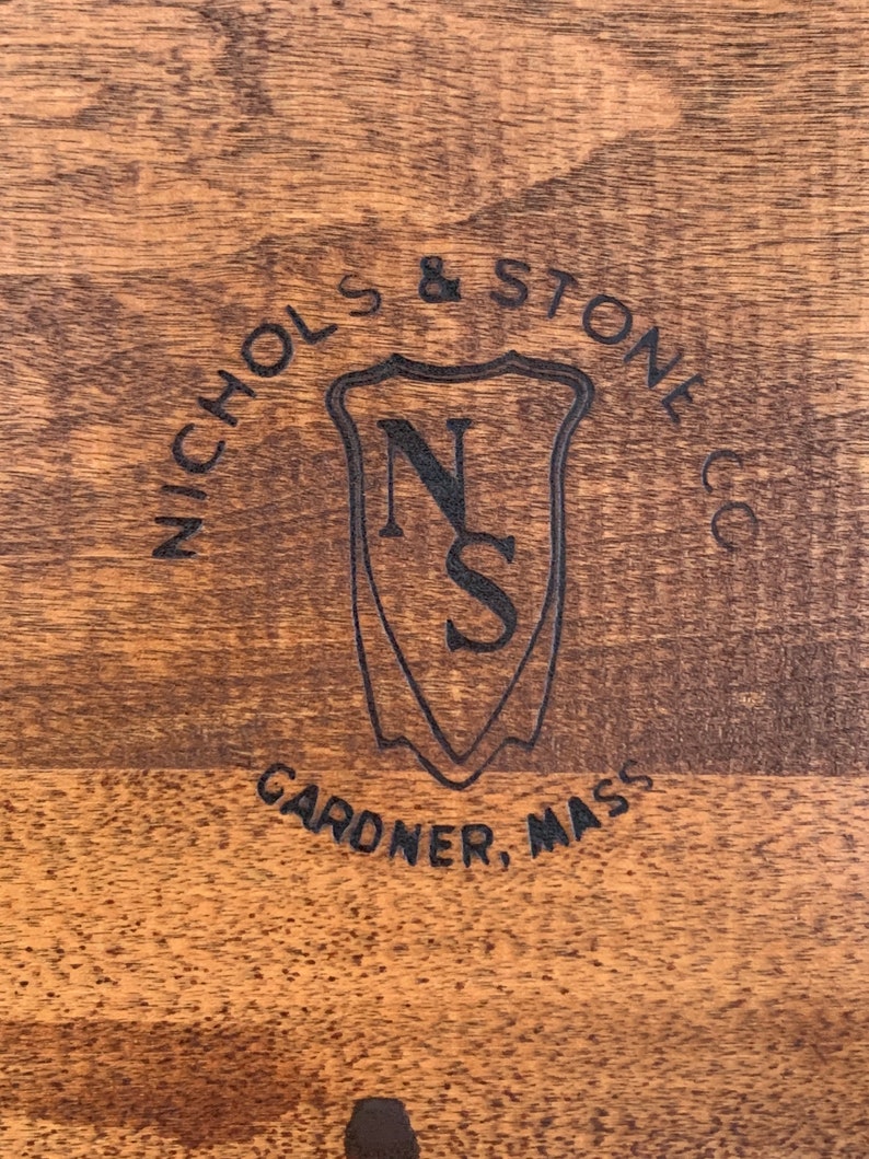 Mid Century Vintage Nichols & Stone Solid Maple Hardwood Bench - Etsy