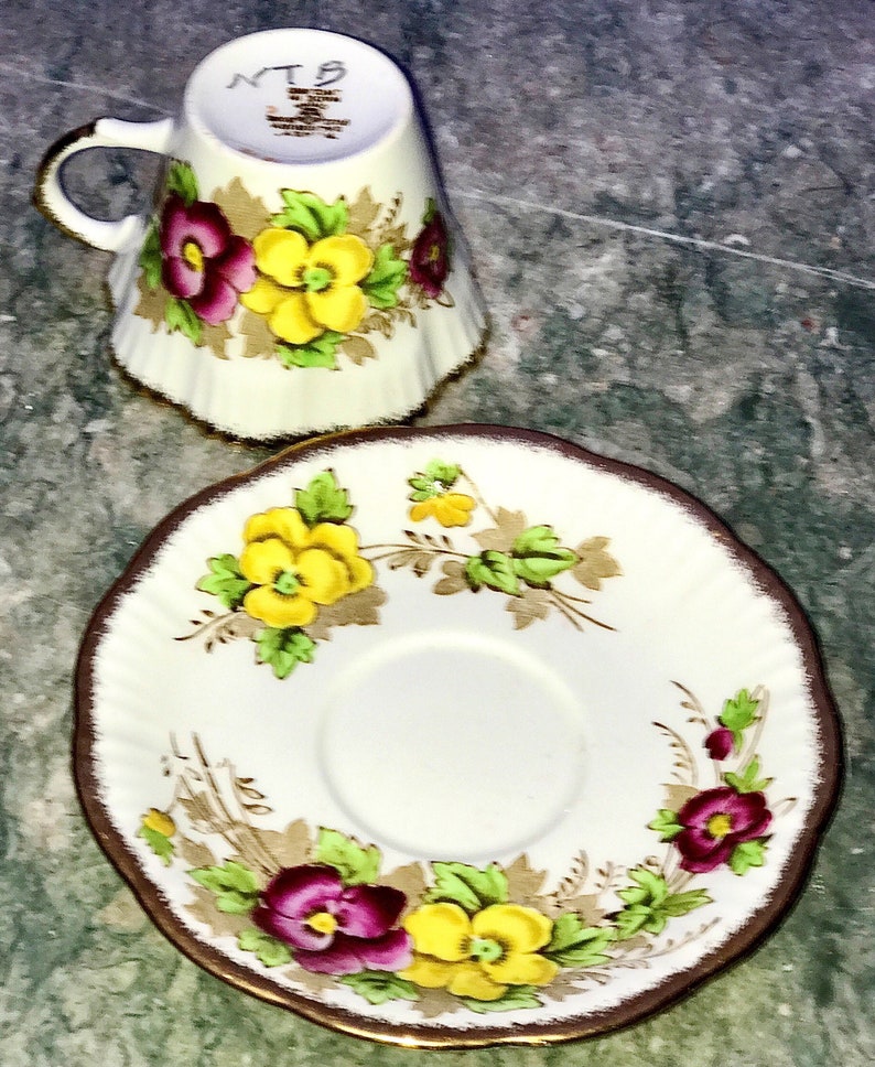 Ultra Rare Vintage Antique PANSY by SALISBURY Fine Bone China - Etsy