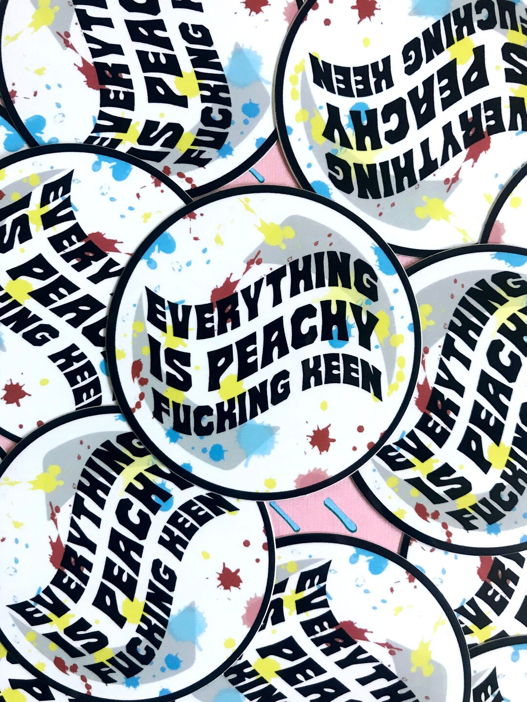 Peachy Jawbreaker Sticker - Etsy