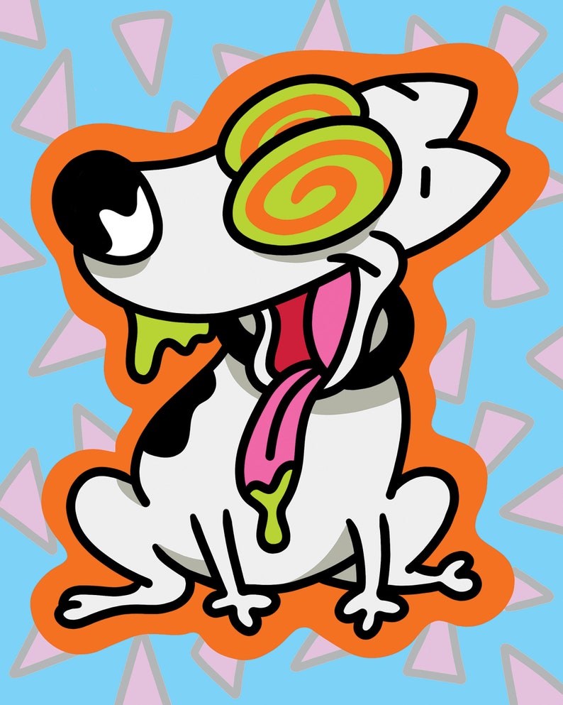 Dog Daze Print - Etsy