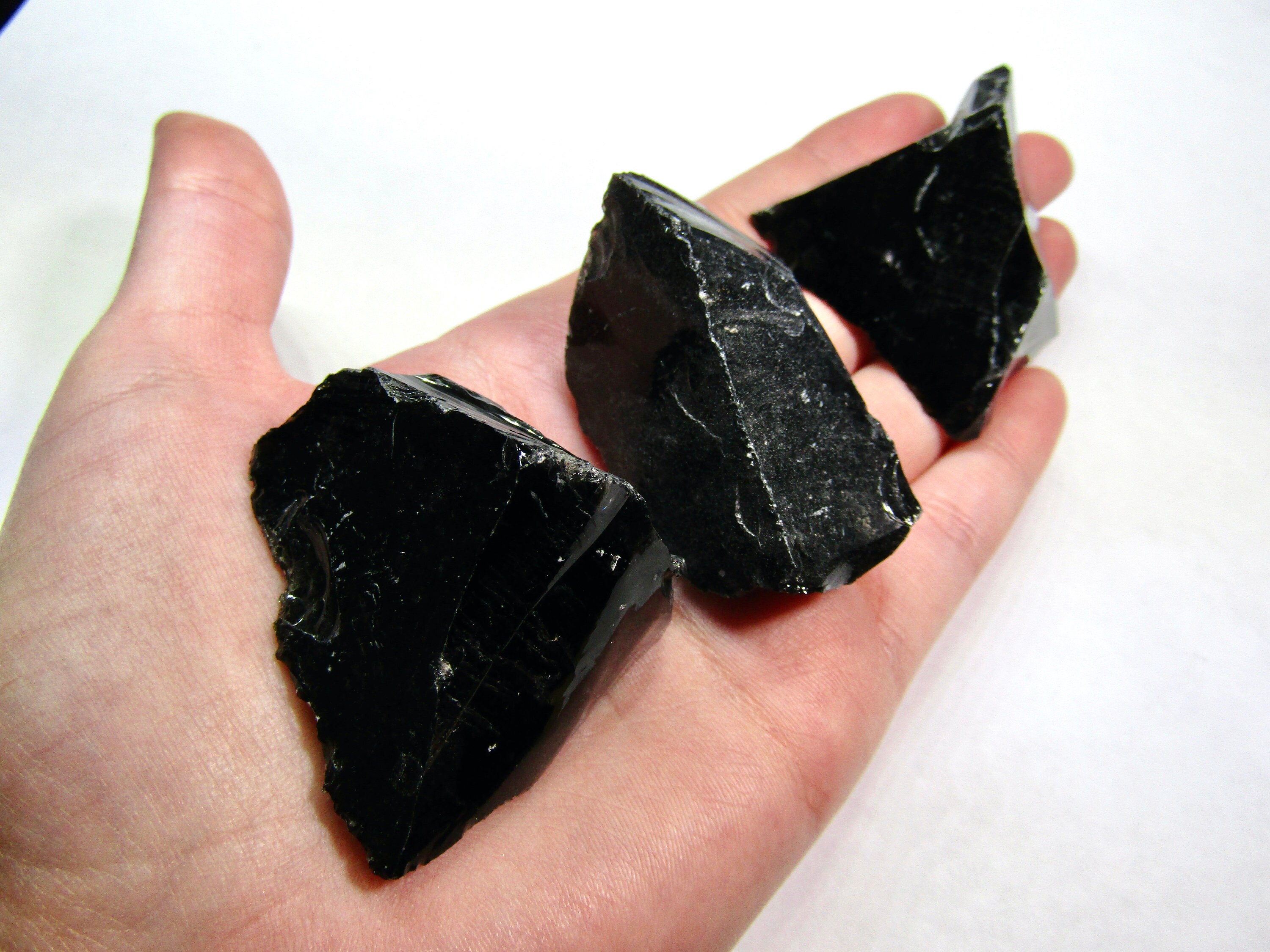 Obsidian Raw Chunk Raw Black Obsidian Stone Piece Natural - Etsy