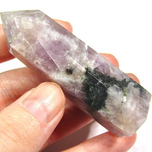 Kunzite Tower Spodumene Wand Tower Natural Kunzite Crystal Point ...