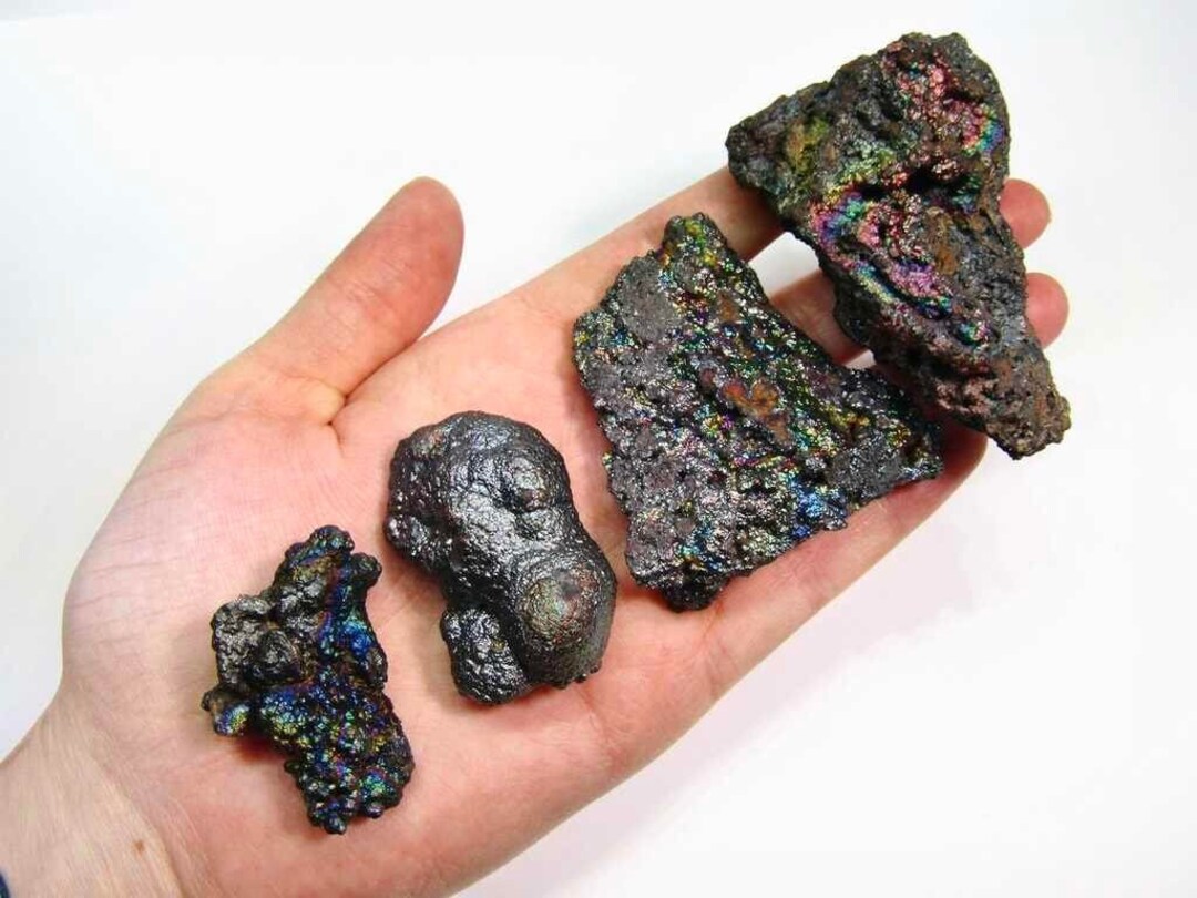 Iridescent Turgite, Goethite With Hematite Crystal Specimen, Natural ...