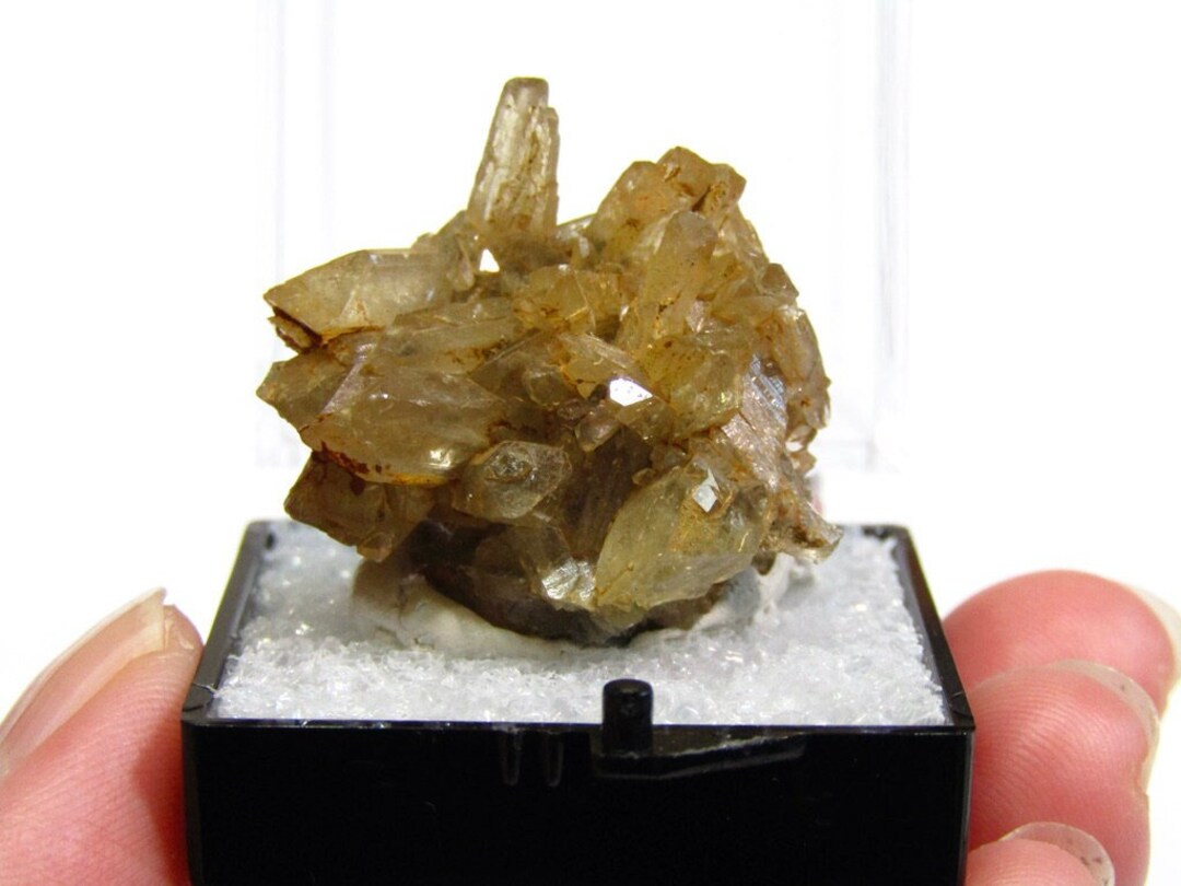 Barite Crystal Cluster Specimen, Natural Raw Barite Mineral, Thumbnail ...