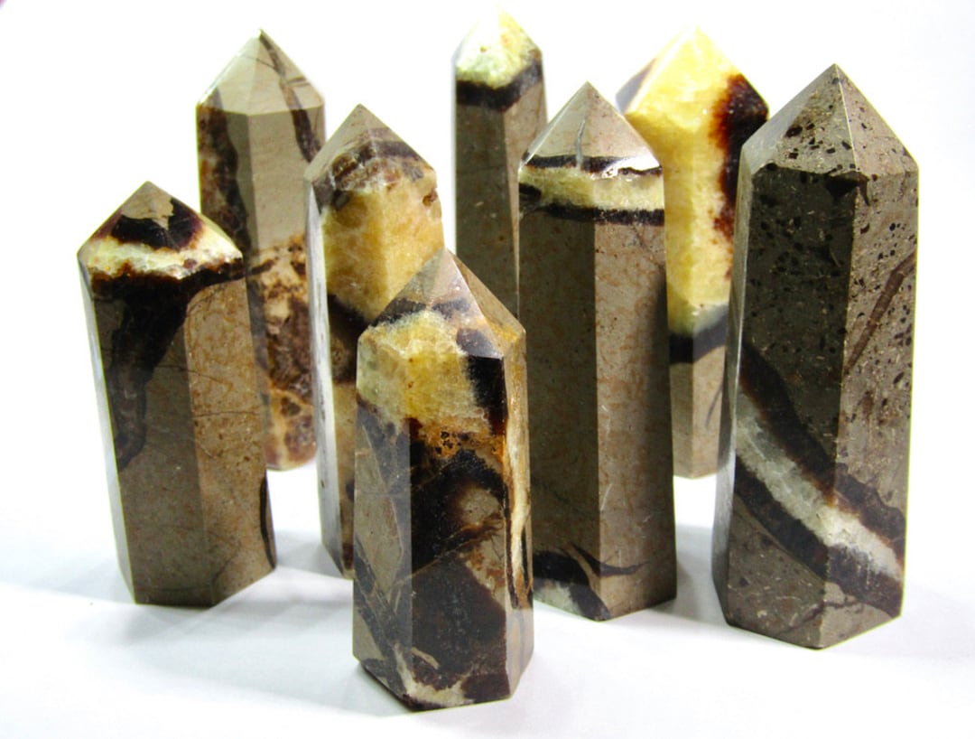 Septarian Tower - Septarian Nodule Wand Tower - Natural Dragon Stone ...