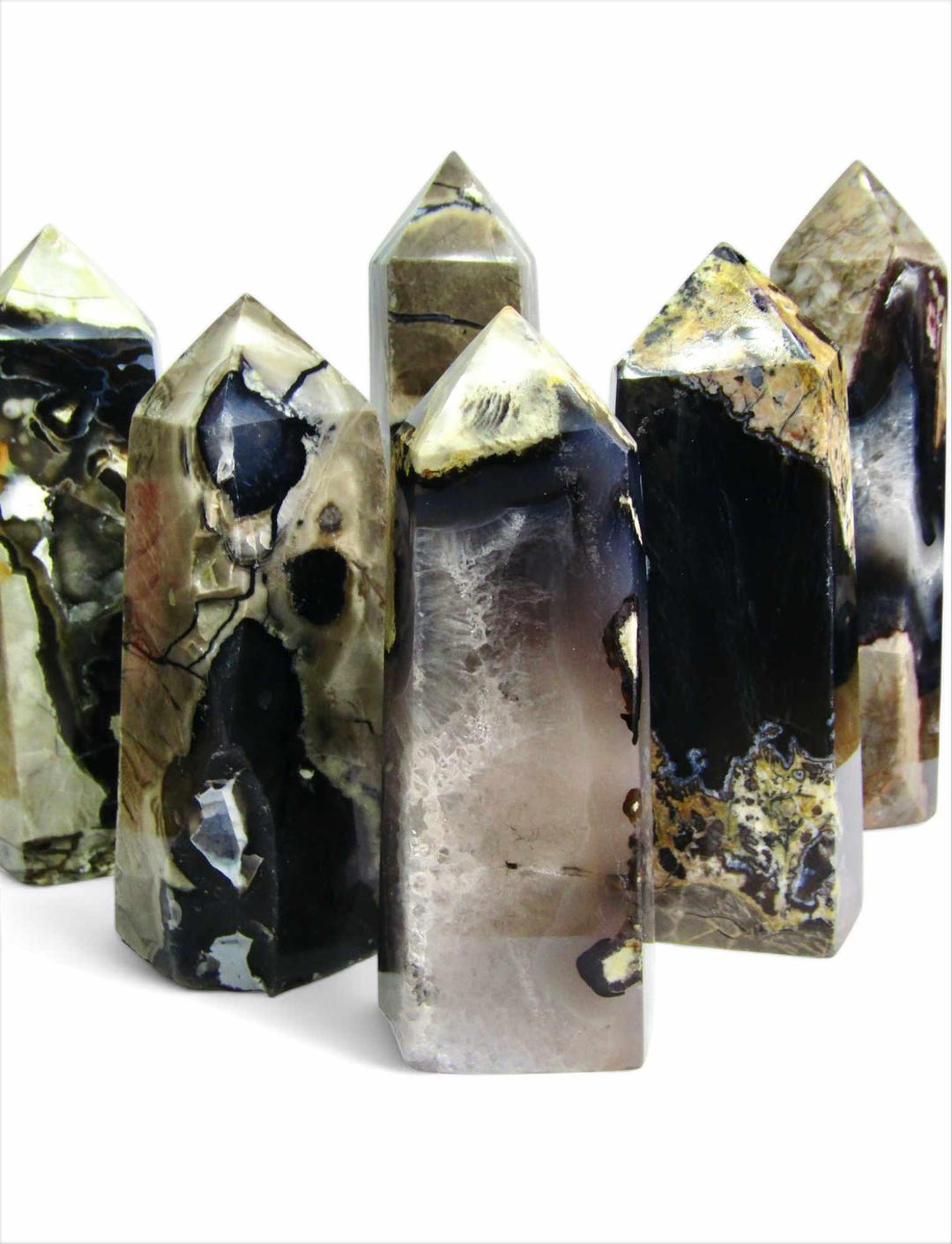 Volcano Agate Tower, Volcano Agate Wand Tower, Natural Volcano Agate ...