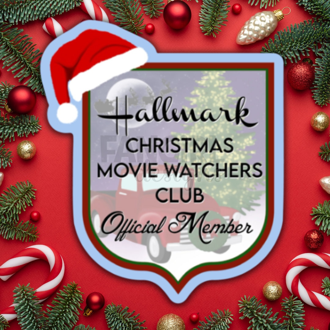 Hallmark Christmas Movie Inspired Sticker - Etsy