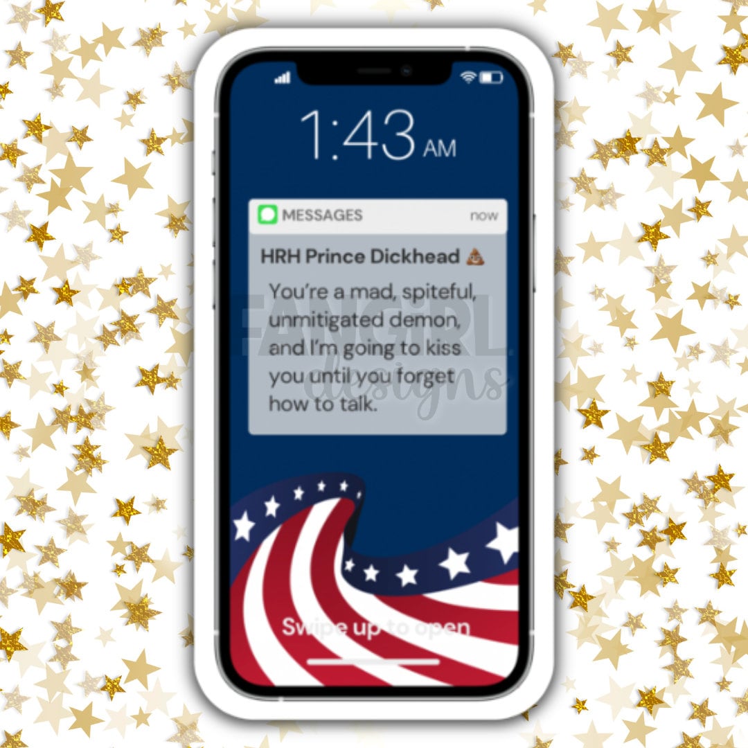 Red, White, & Royal Blue Inspired Sticker, 3” - Etsy